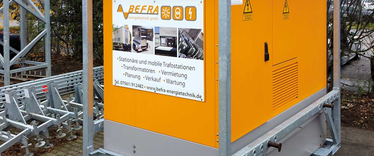 mobile Trafostationen, stationäre Trafostationen | Befra-Energietechnik ...