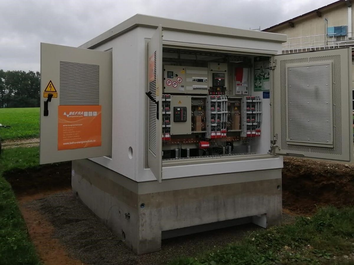 Referenzen Trafostationen, Schaltstationen, mobile Trafos | Befra ...