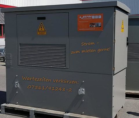 mobile Trafostation mieten, Trafostation mieten